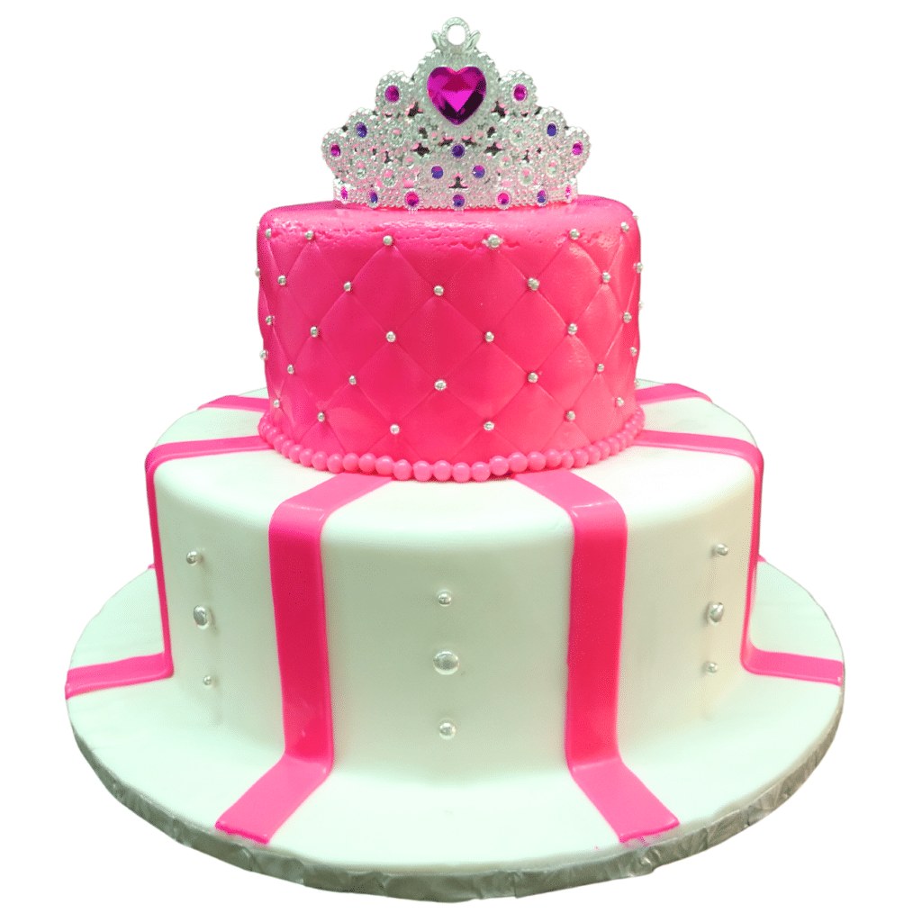 Princess 2 Tiered Princess Cake with Tiara - Select Bakery Online Shop